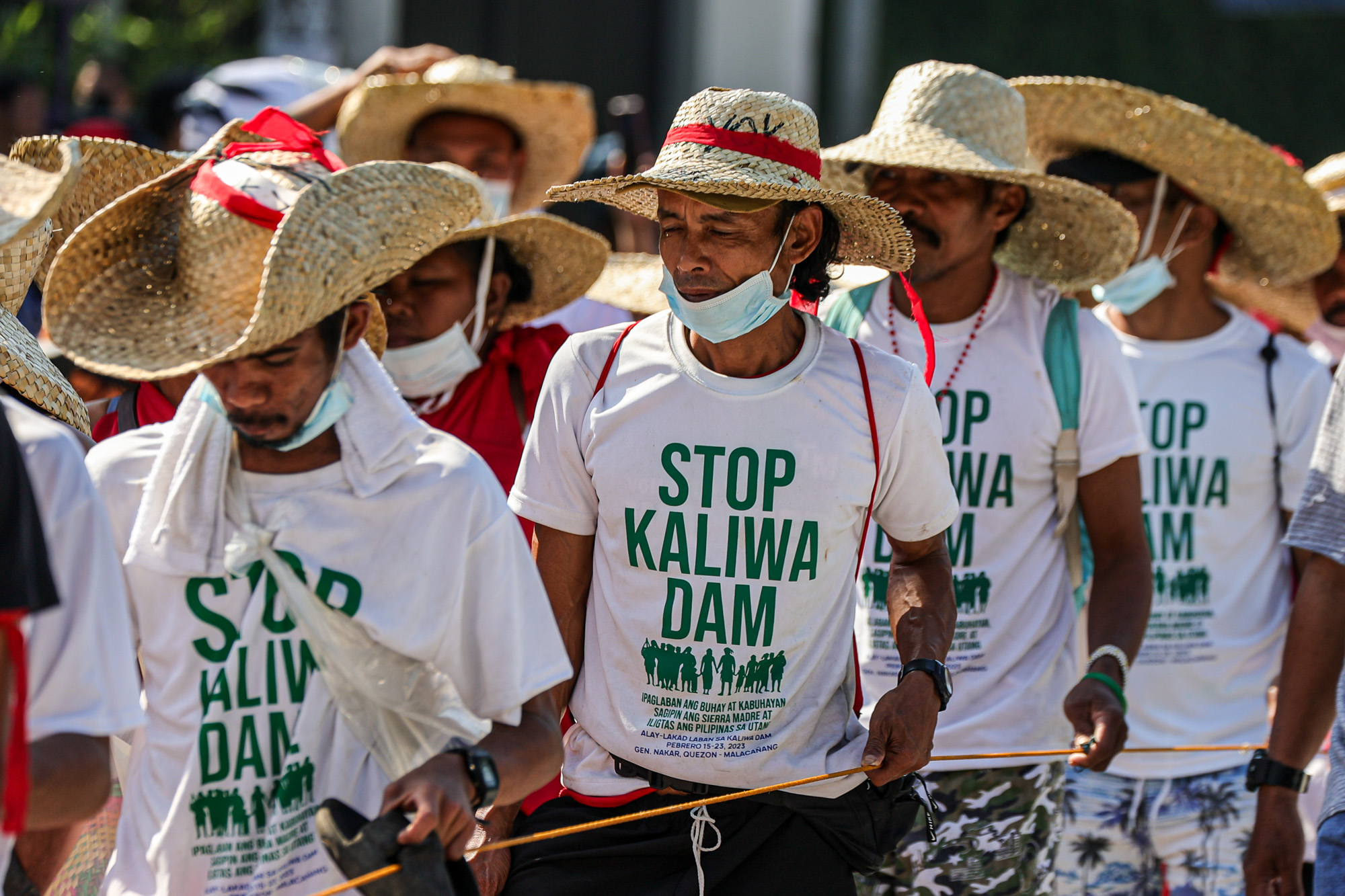 Photos: Indigenous People walk against dam project in ancestral land ...